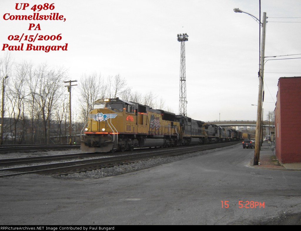 UP 4986 SD70M 02/15/2006